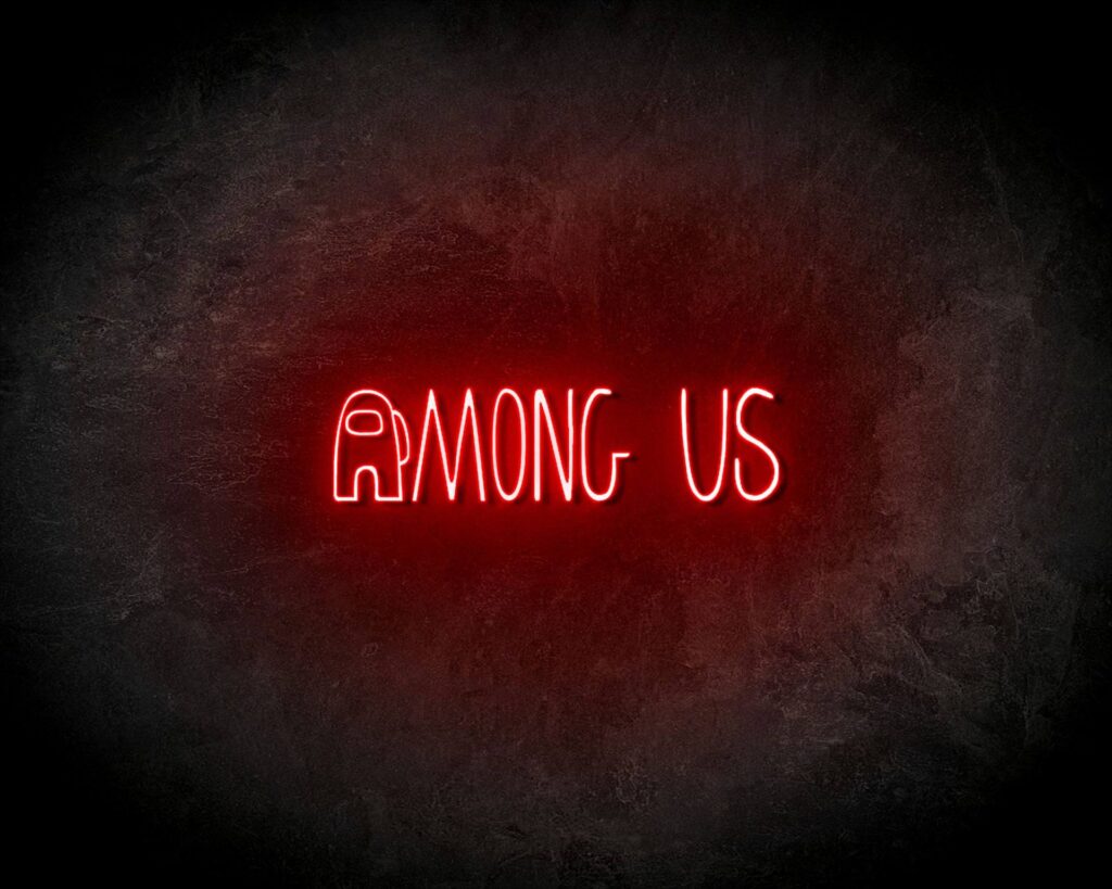 LED Neon Sign Among Us - The Neon Company - FR